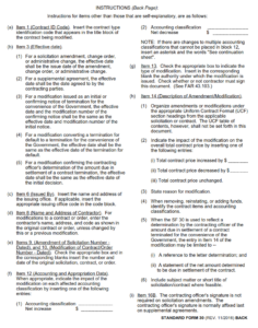 SF 30 Form – Amendment of Solicitation/Modification of Contract | SF Forms