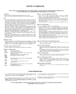 SF 50 Form – Notification of Personnel Action | SF Forms