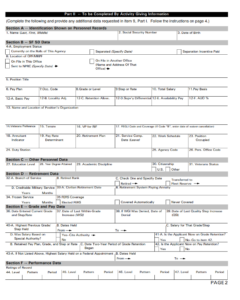 SF 75 Form – Request for Preliminary Employment Data | SF Forms