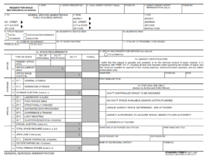 SF 81 Form – Request for Space | SF Forms