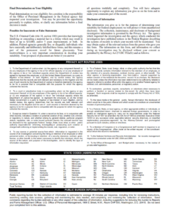 SF 85 Form – Questionnaire for Non-Sensitive Positions | SF Forms