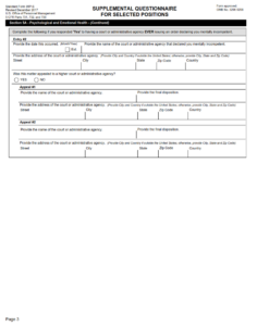 SF 86 Form – Questionnaire for National Security Positions | SF Forms