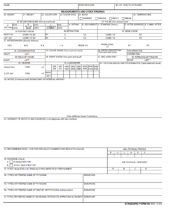 SF 88 Form – Medical Record – Report of Medical Examination | SF Forms