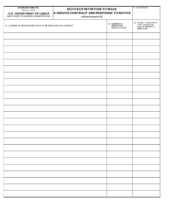 SF 98 Form – Notice of Intention to Make a Service Contract and ...
