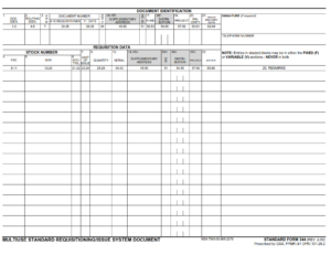 SF 344 Form – Multiuse Standard Requisitioning/Issue System Document ...