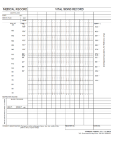SF 511 Form – Vital Signs Record | SF Forms