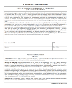 SF 713 Form – Consent for Access to Records | SF Forms