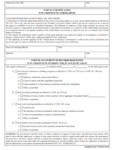 SF 713 Form – Consent for Access to Records | SF Forms