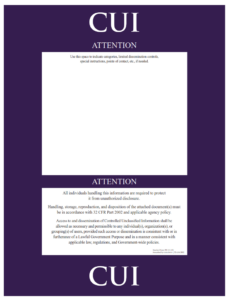 SF 901 Form – Controlled Unclassified Information (CUI) Coversheet | SF ...