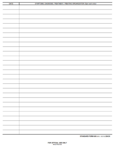 SF Form 600 – Chronological Record of Medical Care | SF Forms