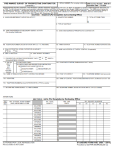 SF Forms List: Download, Print, and Fill Standard Forms Now!